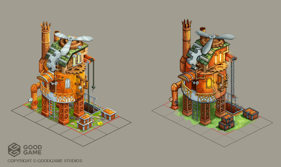 ArtStation - Steampunk Mill