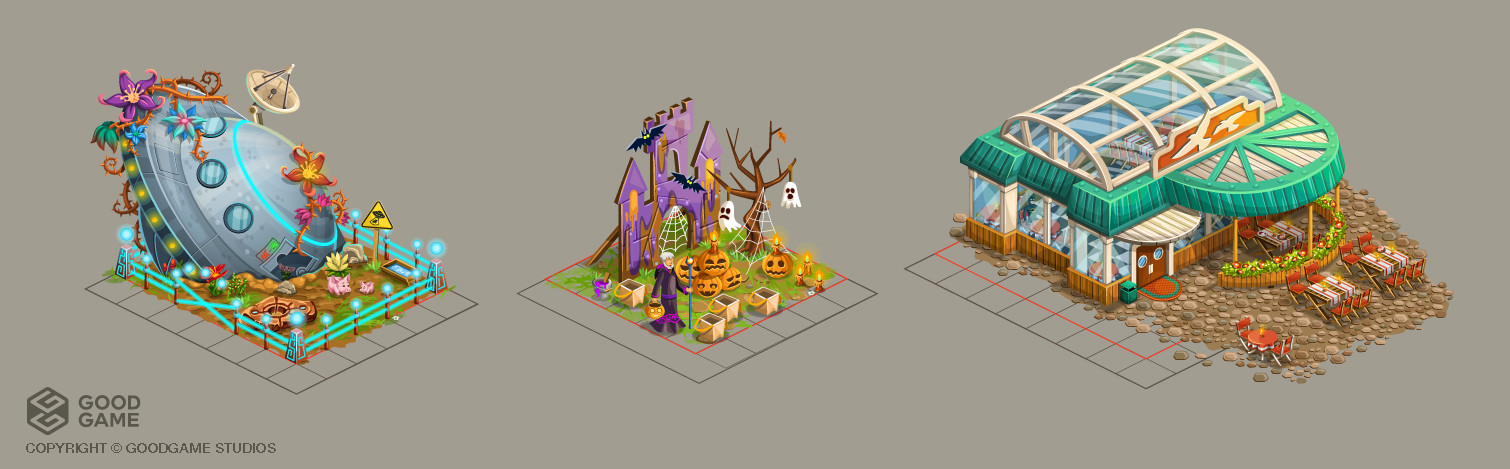 Leonard Janke - Various Iso Buildings and Objects