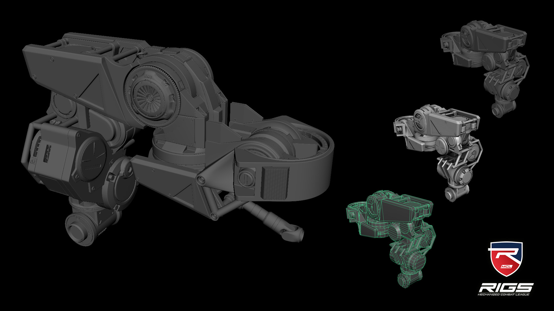 ArtStation - RIGS: Mechanized Combat League Hunter