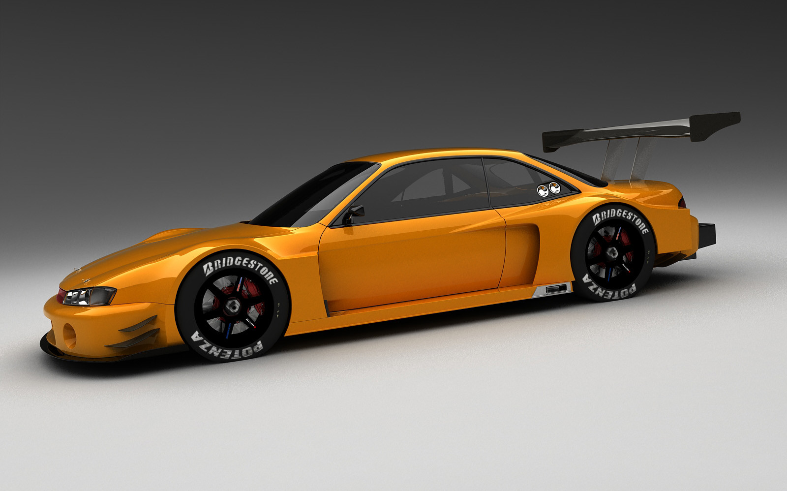 ArtStation - Nissan race time attack car