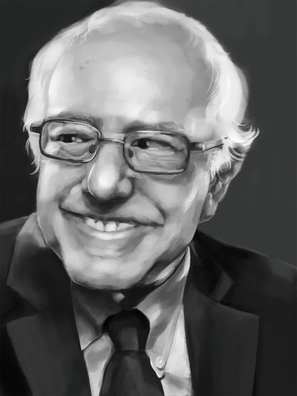 ArtStation - Bernie Sanders Portrait
