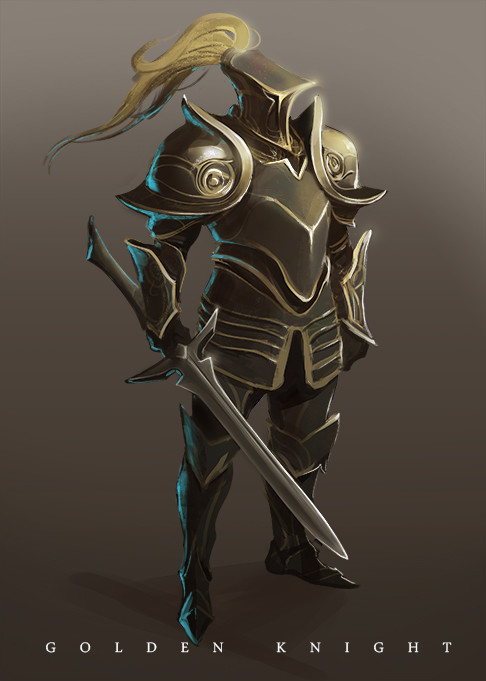 ArtStation - Golden Knight