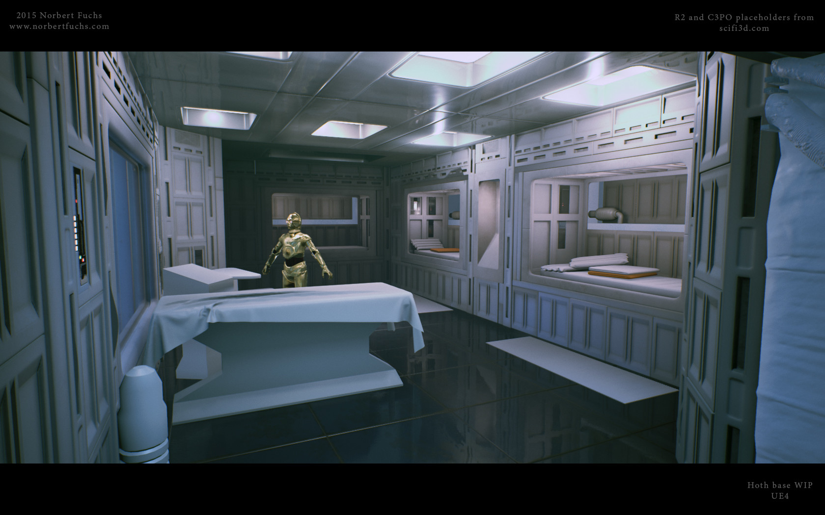 Norbert Fuchs - Star Wars - Hoth base UE4 test