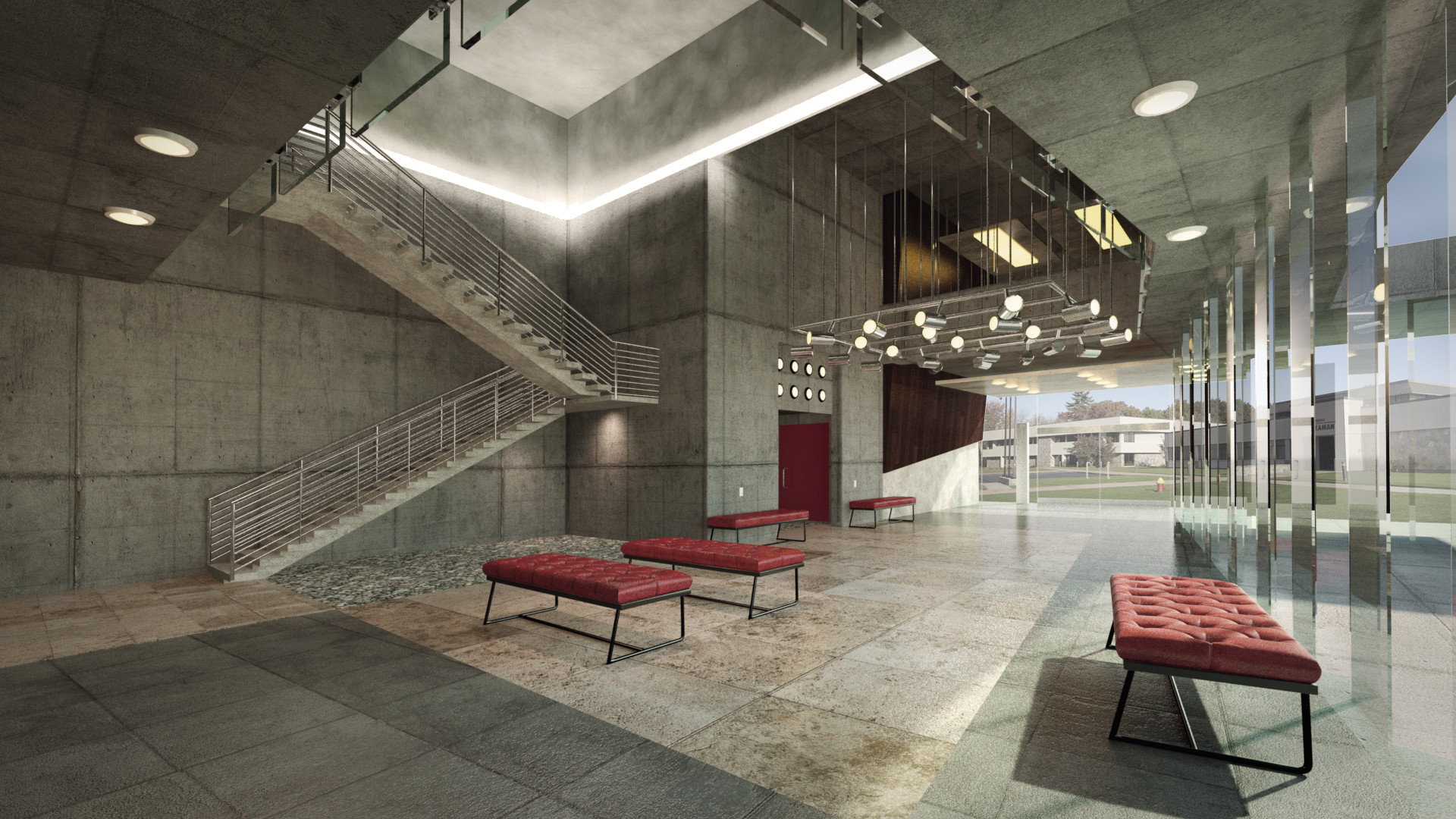 ArtStation - lobby render