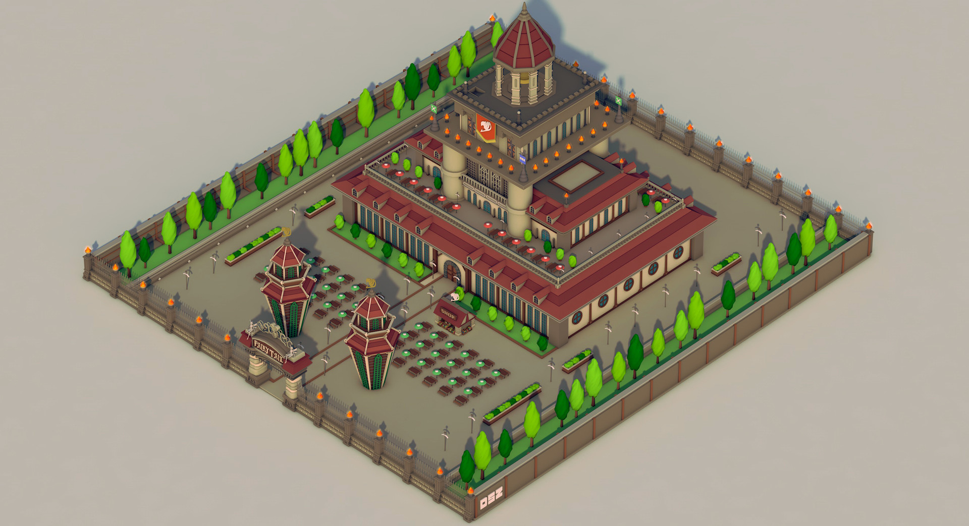 Yohan D'souza - Fairy Tail Guild Building