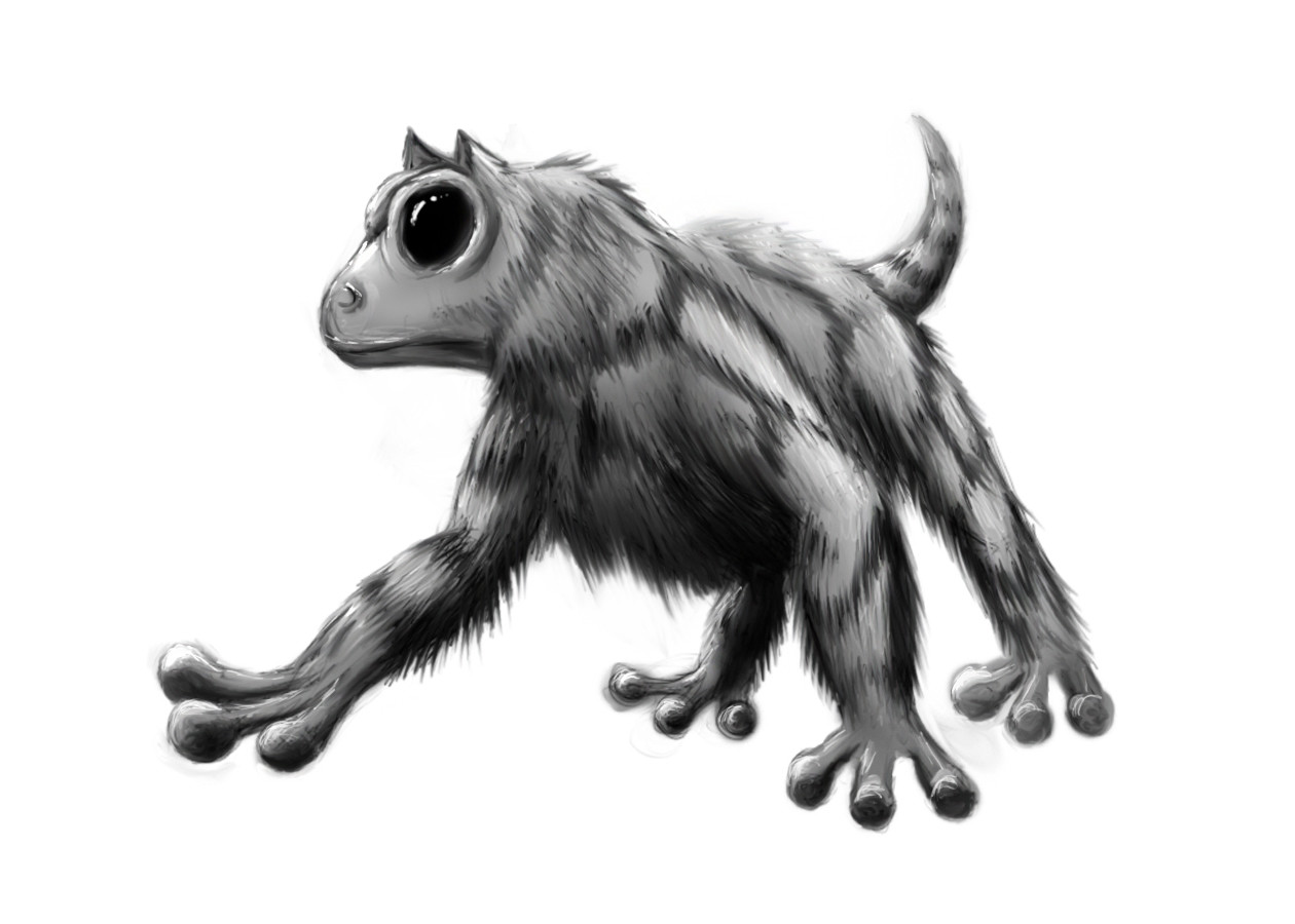 Two Animals Combined Drawing