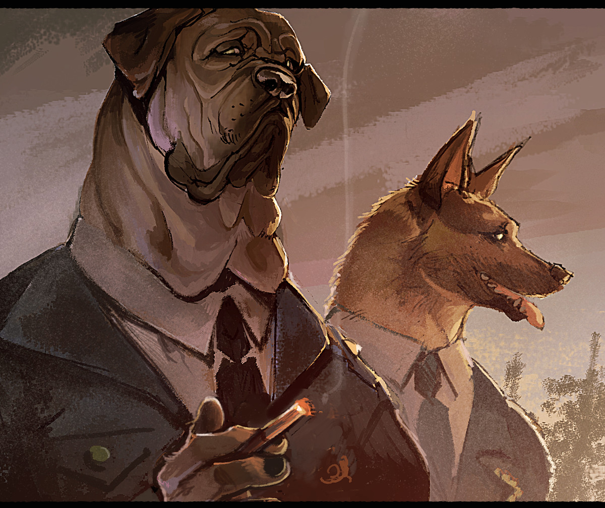 ArtStation - Police dogs