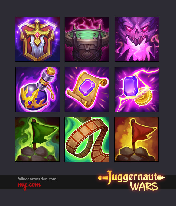ArtStation - Game Ability Icons / Daily Quests