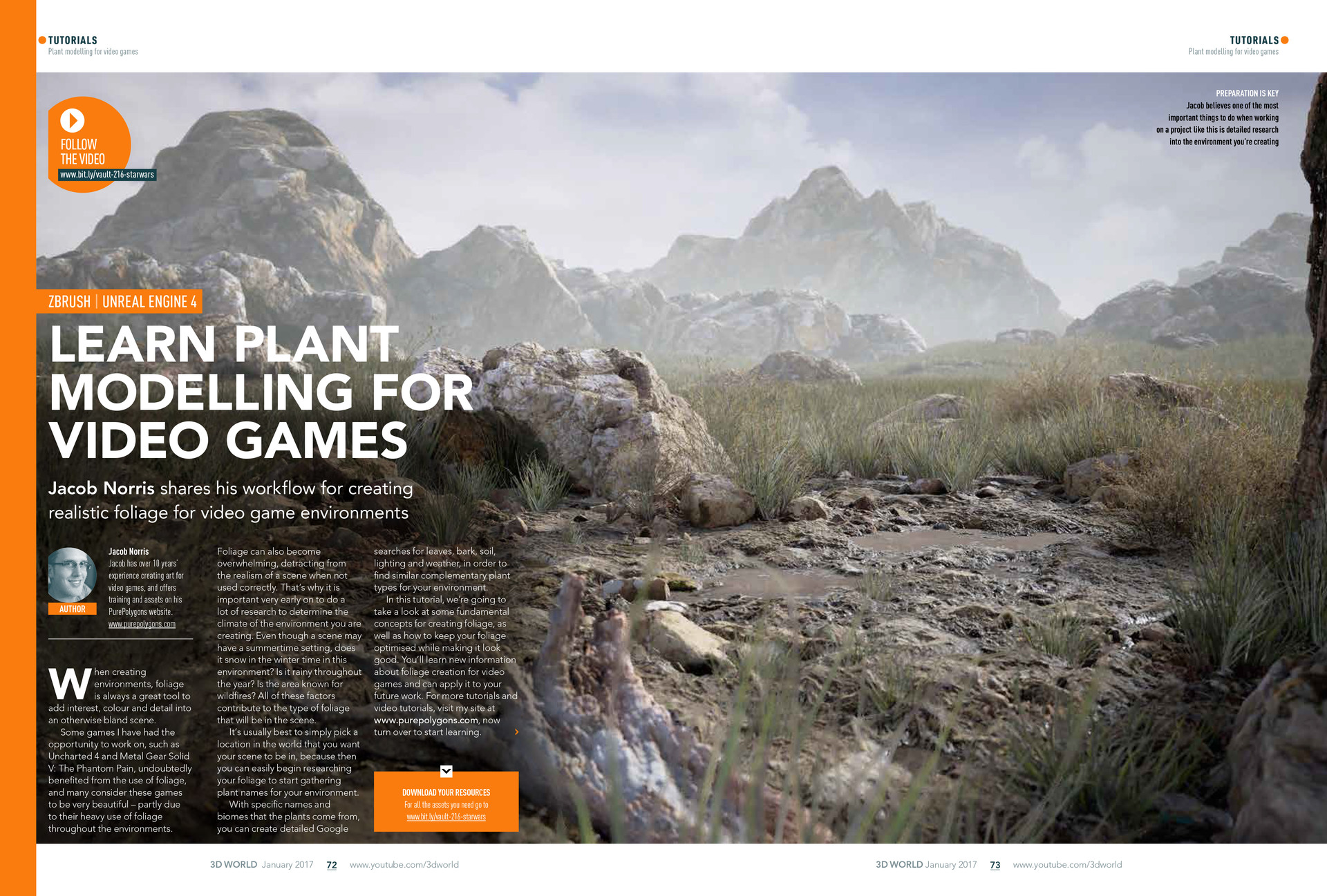 ArtStation - 3D World Mag - Foliage Tutorial