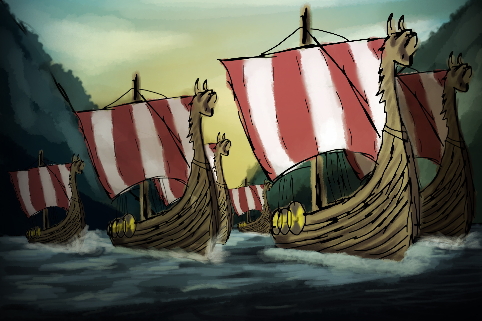 ArtStation - Viking Raid