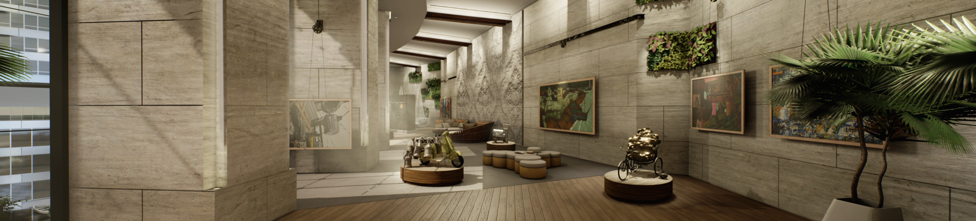 Immersive Design Studios - Lodha towers Interiors Renders