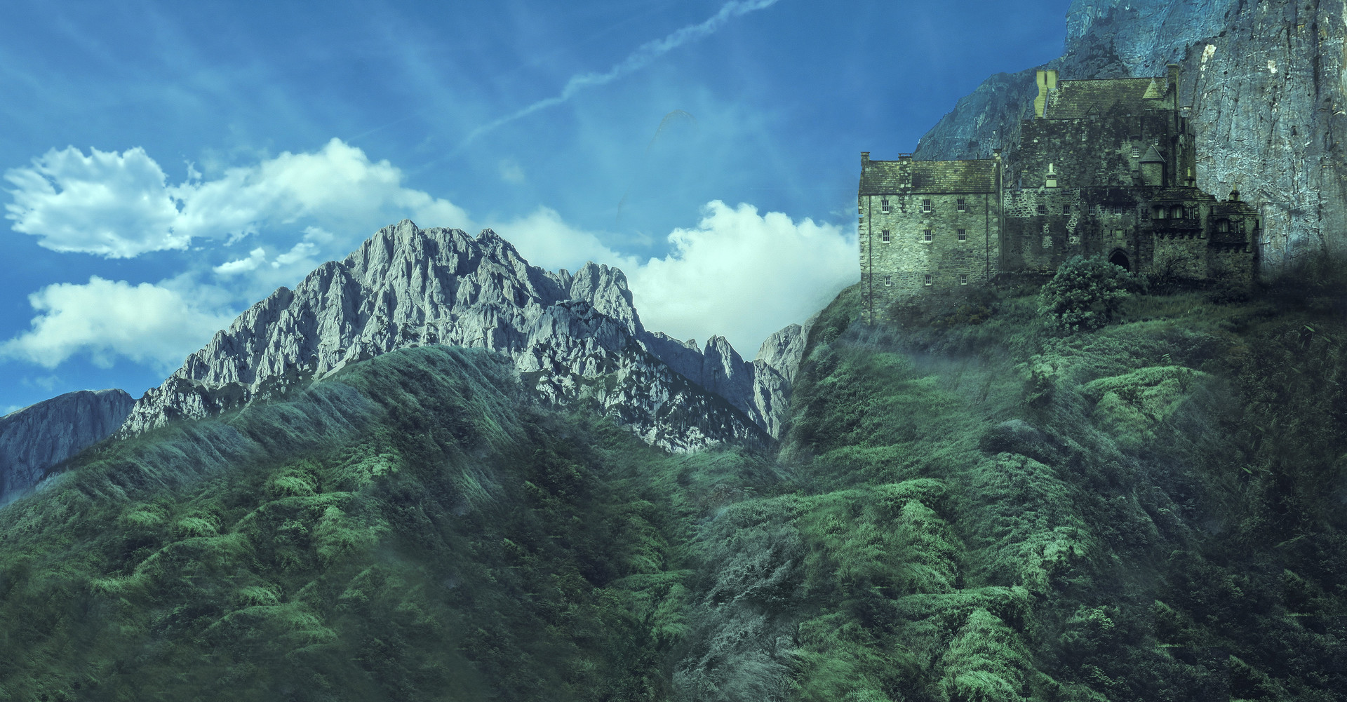 ArtStation - House - matte painting