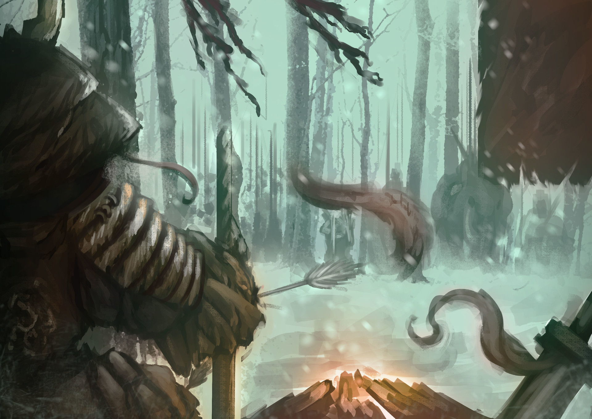 ArtStation - Samurai 2 hours speed paint