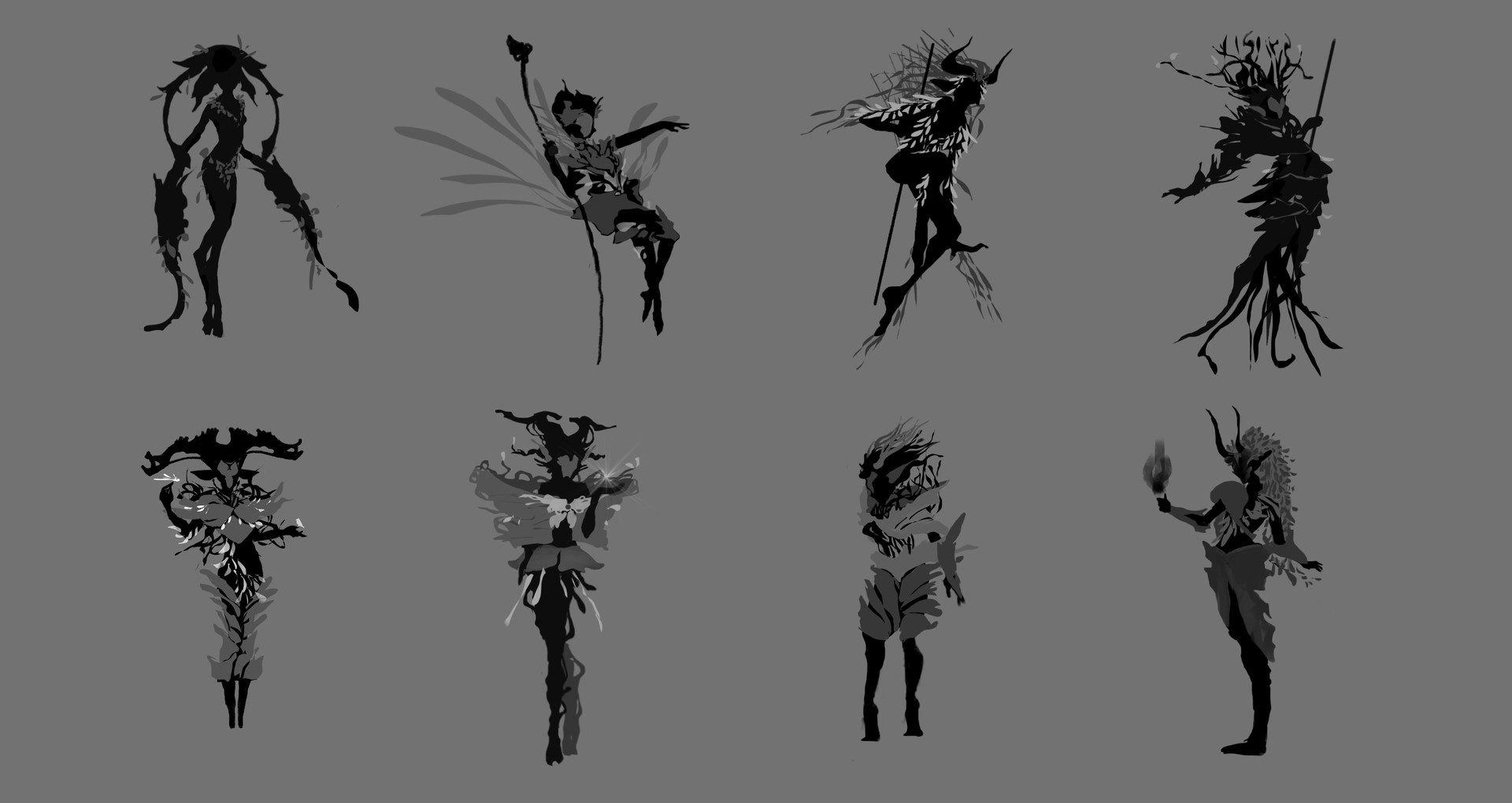 ArtStation - Character silhouettes