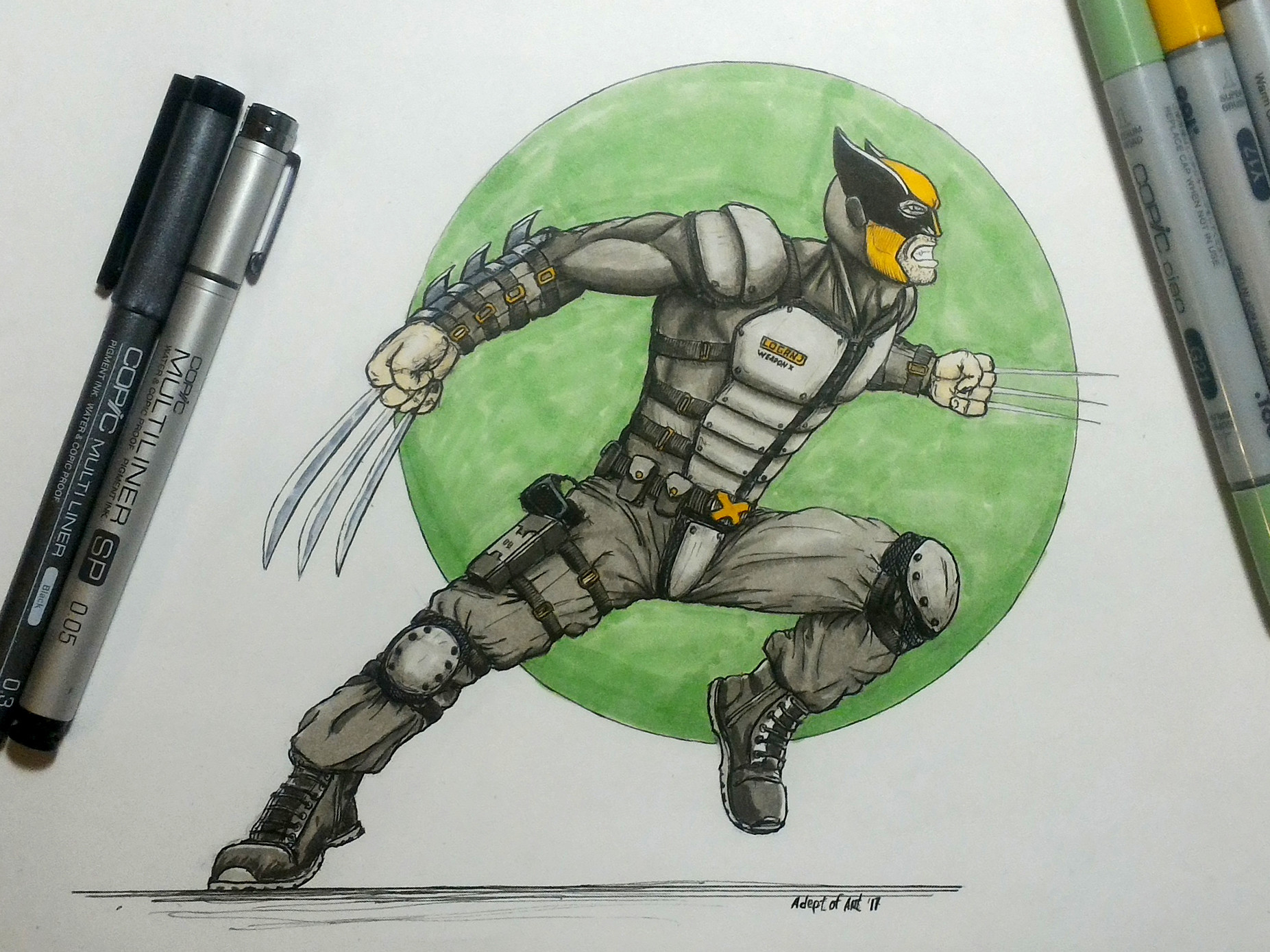 ArtStation - Warverine (Wolverine in tactical suit)