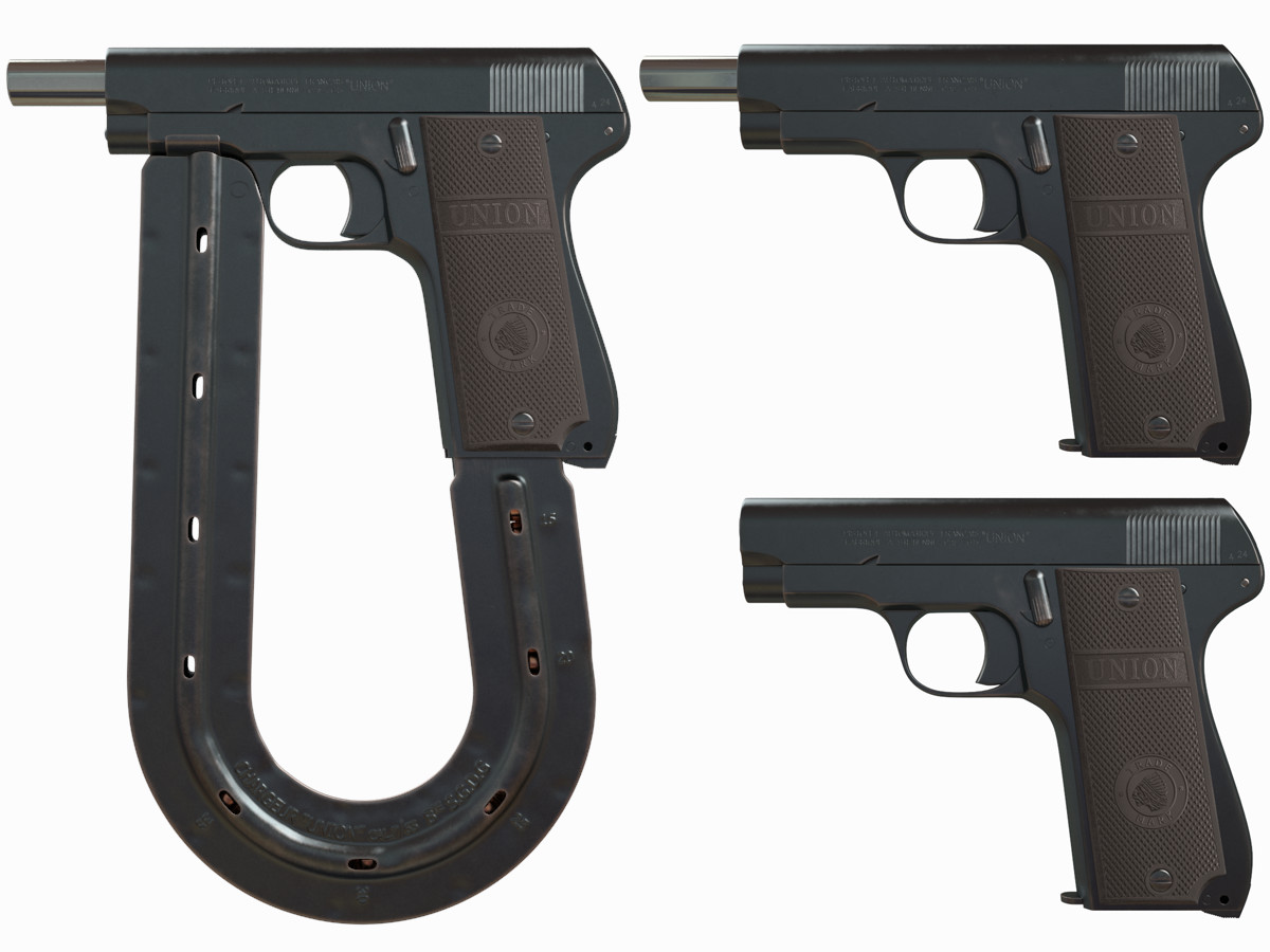 David Sedlák - French UNION Pistol with Horseshoe magazine