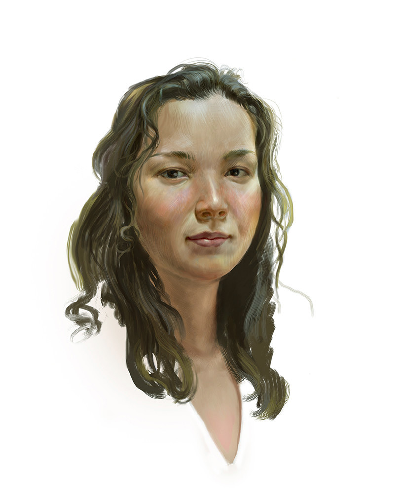 ArtStation - Academic portrait, digitally