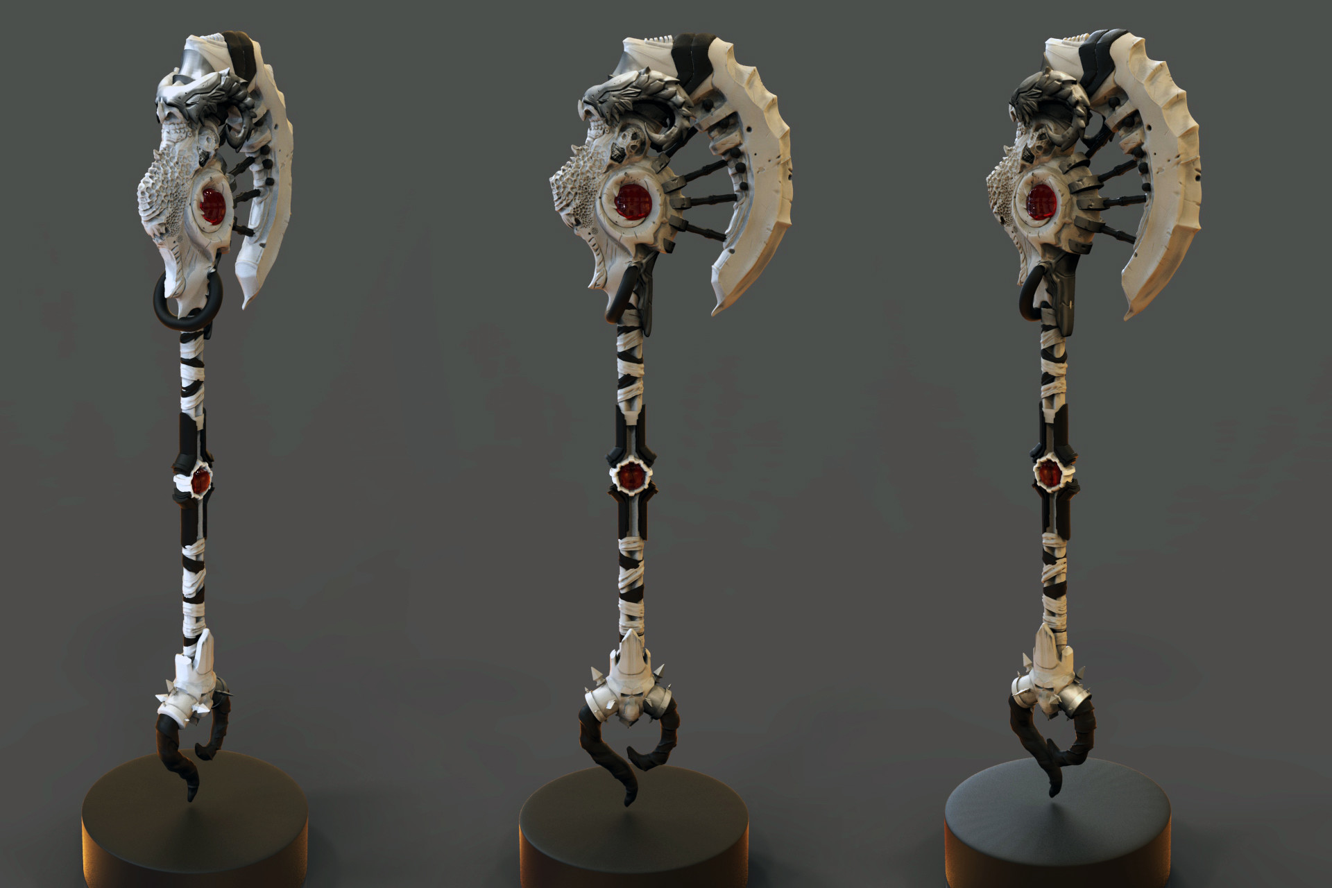 ArtStation - highpoly weapon axe