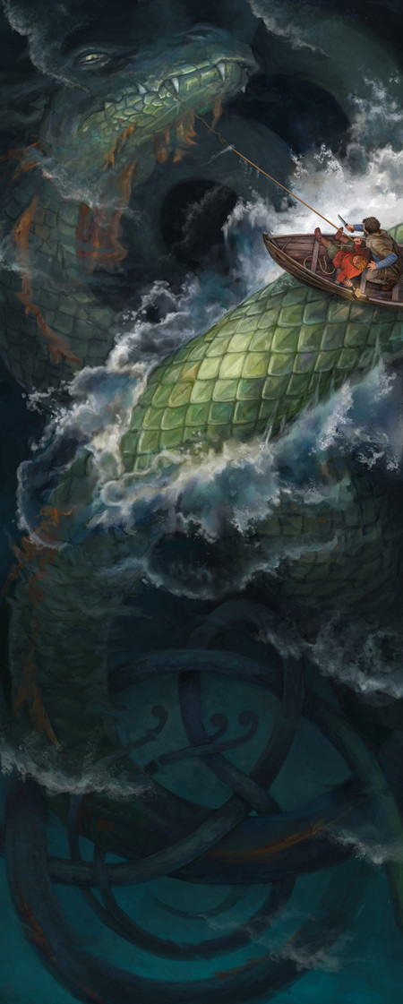 ArtStation - Thor's Fishing Trip