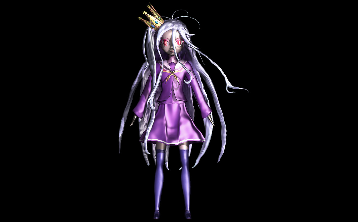 No Game No Life Shiro Render