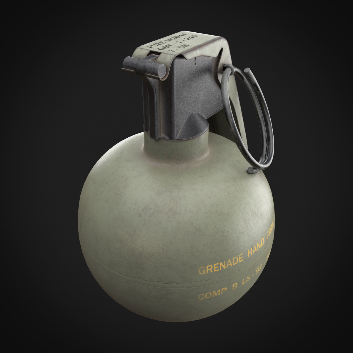 ArtStation - M67 Grenade