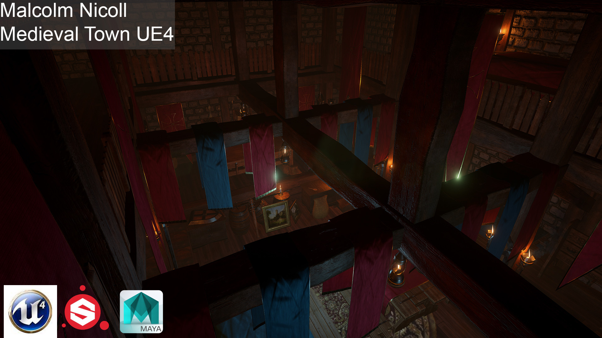 Malcolm Nicoll - Medieval Village