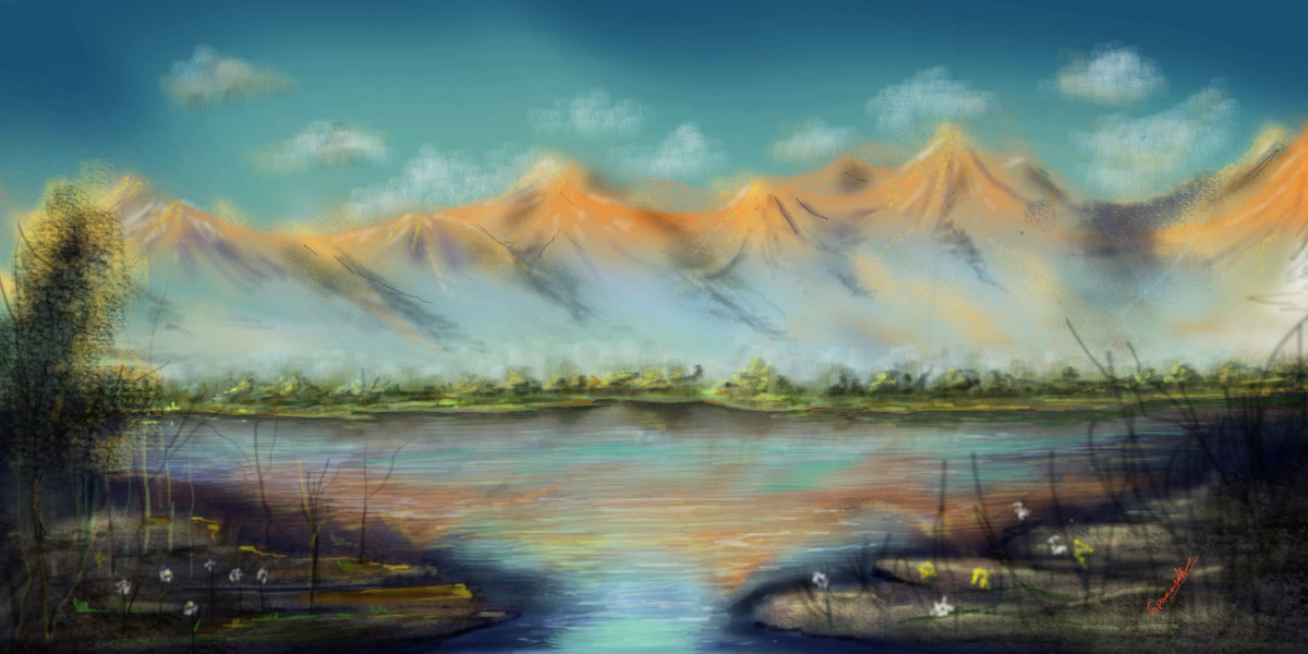 ArtStation - sun rise