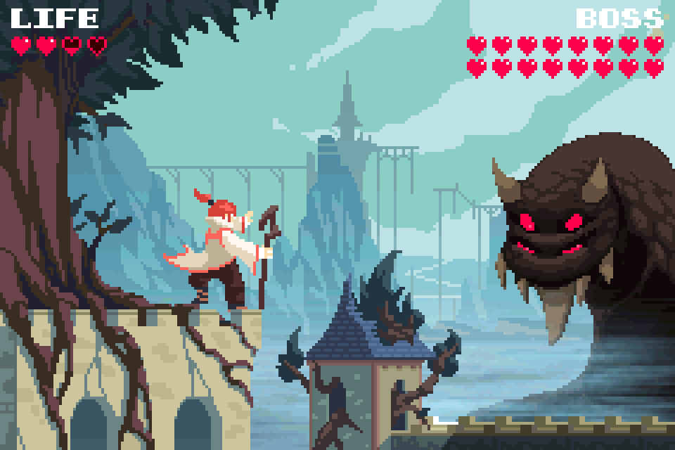 evil wizard pixel art