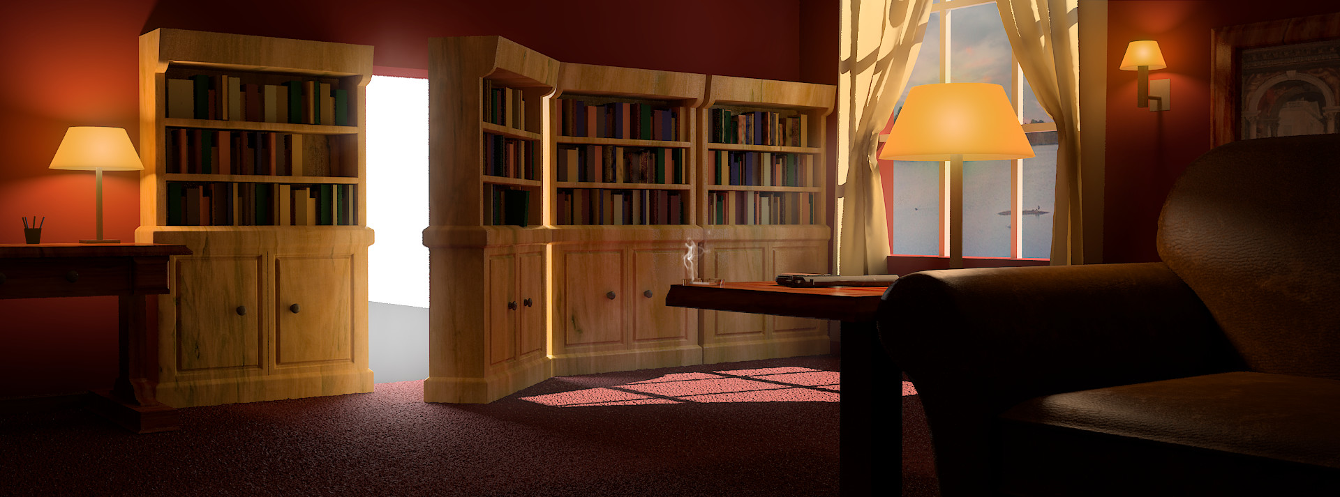 ArtStation - The Secret in the Library