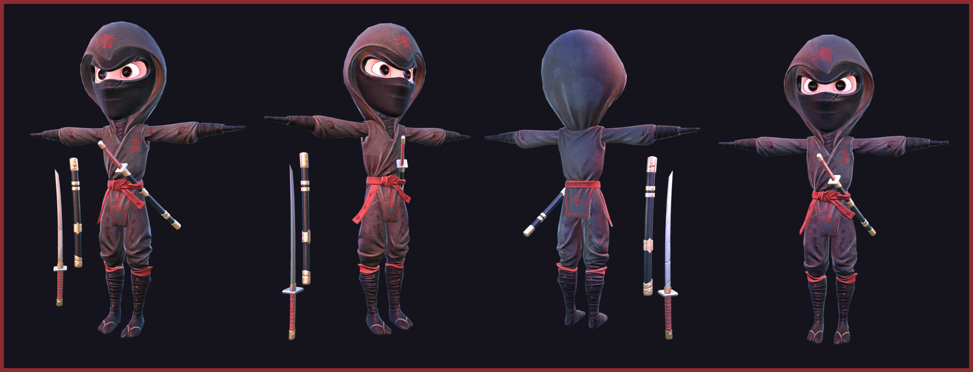 ArtStation - Stylized ninja
