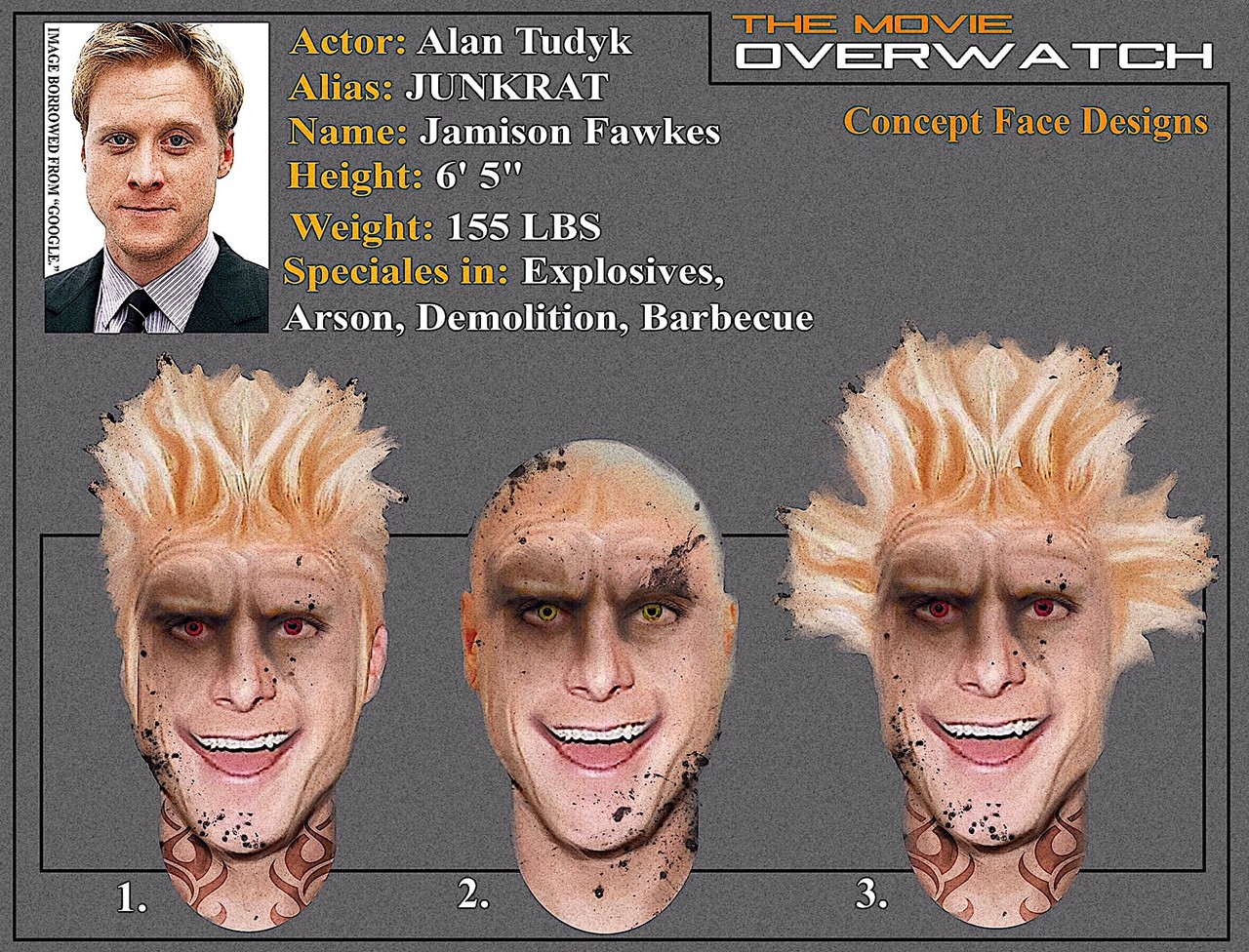 ArtStation - Overwatch The Movie Junkrat Concept Designs_01