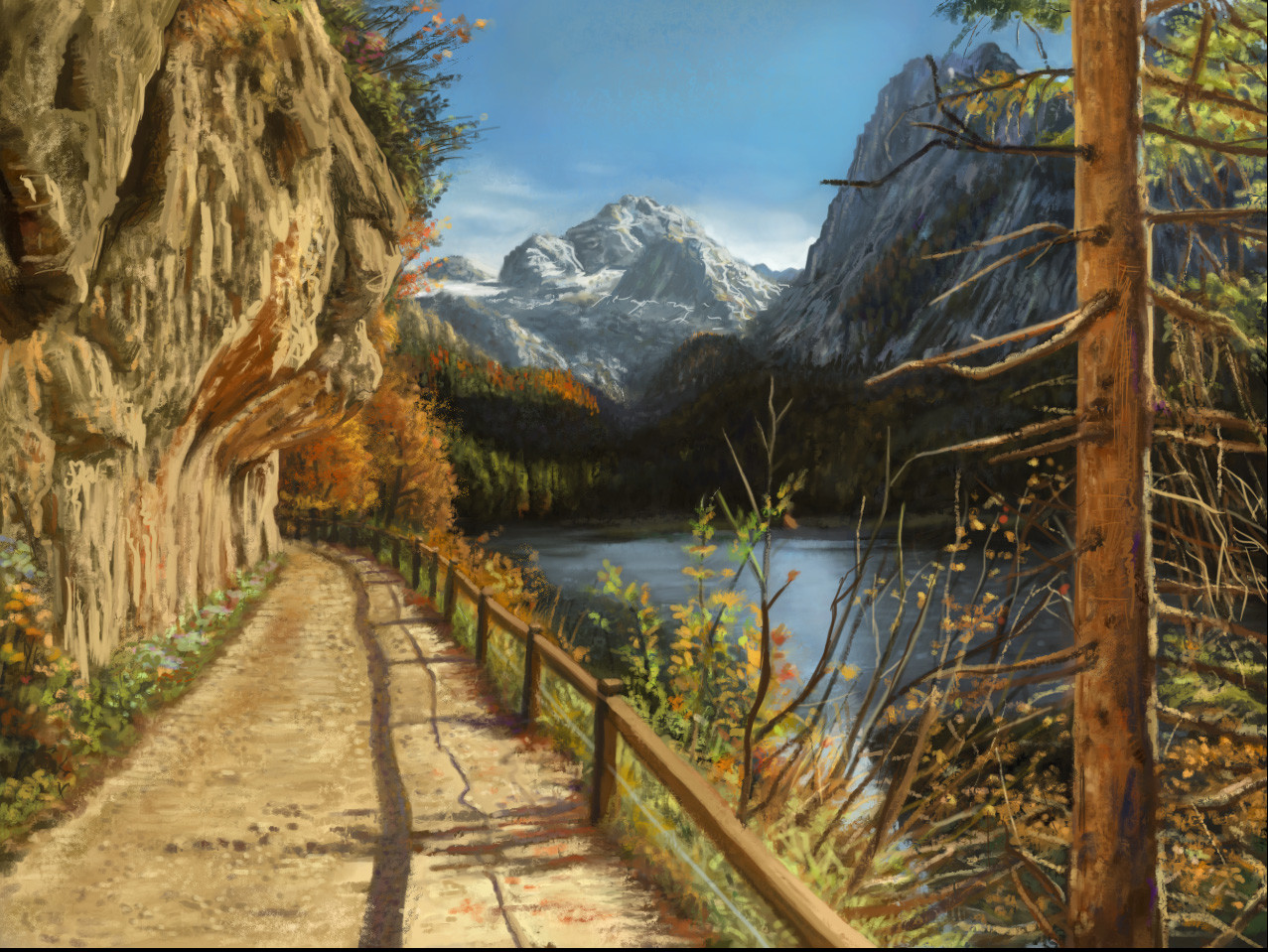 ArtStation - Mountain Path