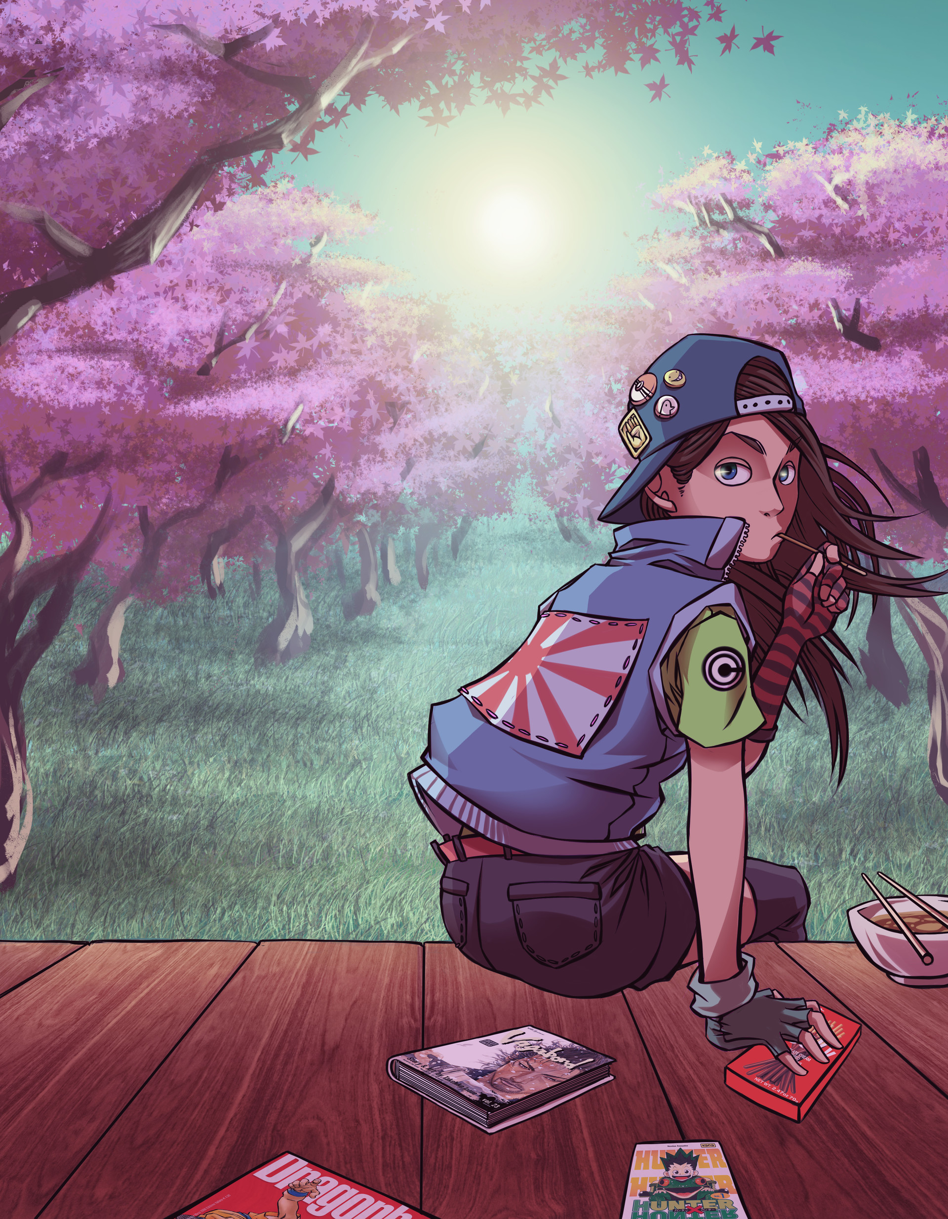 ArtStation - Anime film poster