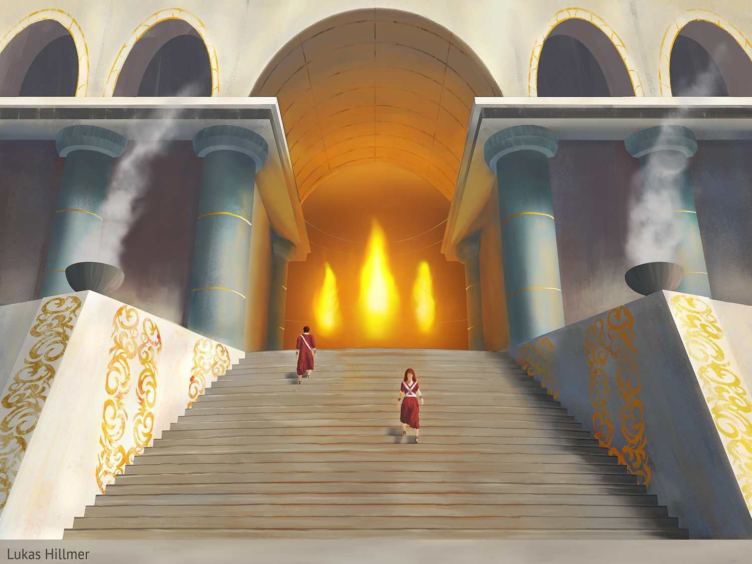 ArtStation - Palace of flames
