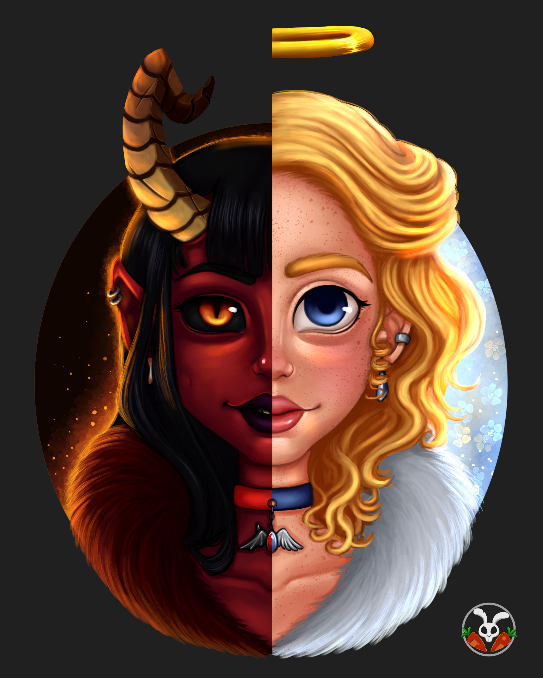 ArtStation - Two sides... [draw this again]