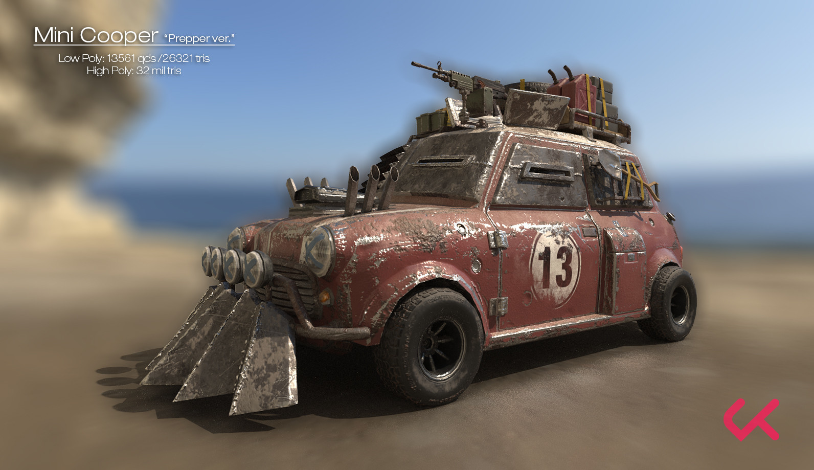 ArtStation - Post apocalyptic Vehicles (Modeled by Charlie Kim)