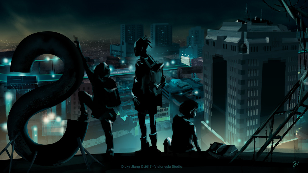 ArtStation - From the Rooftop