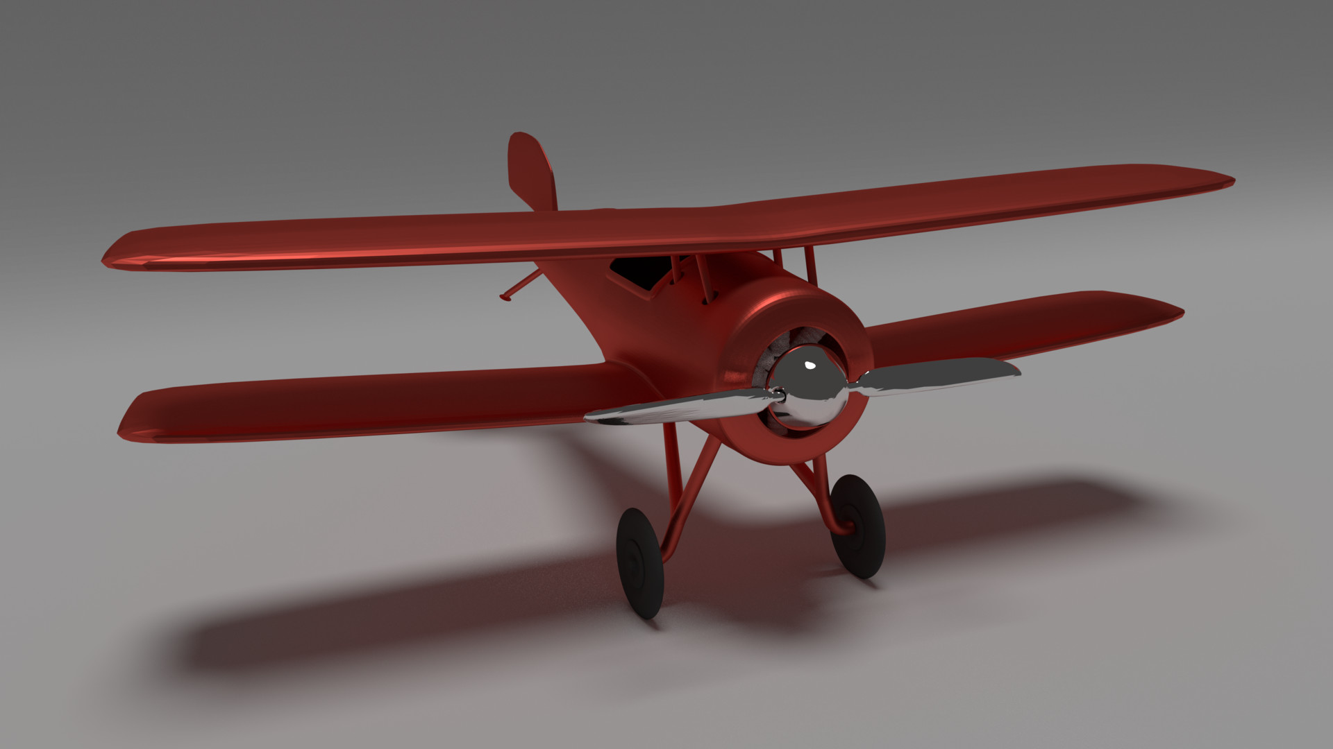 ArtStation - Simple biplane (Standard E-1)