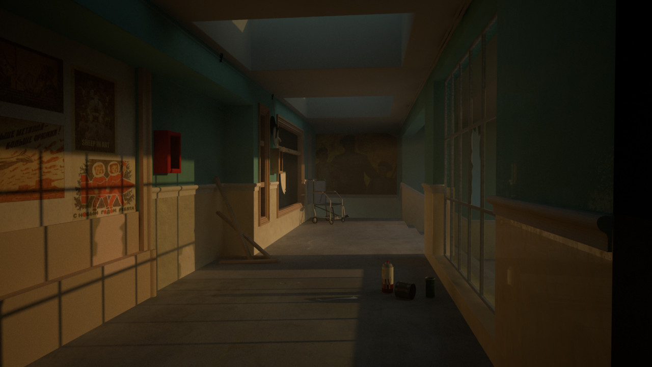 ArtStation - indoor lighting