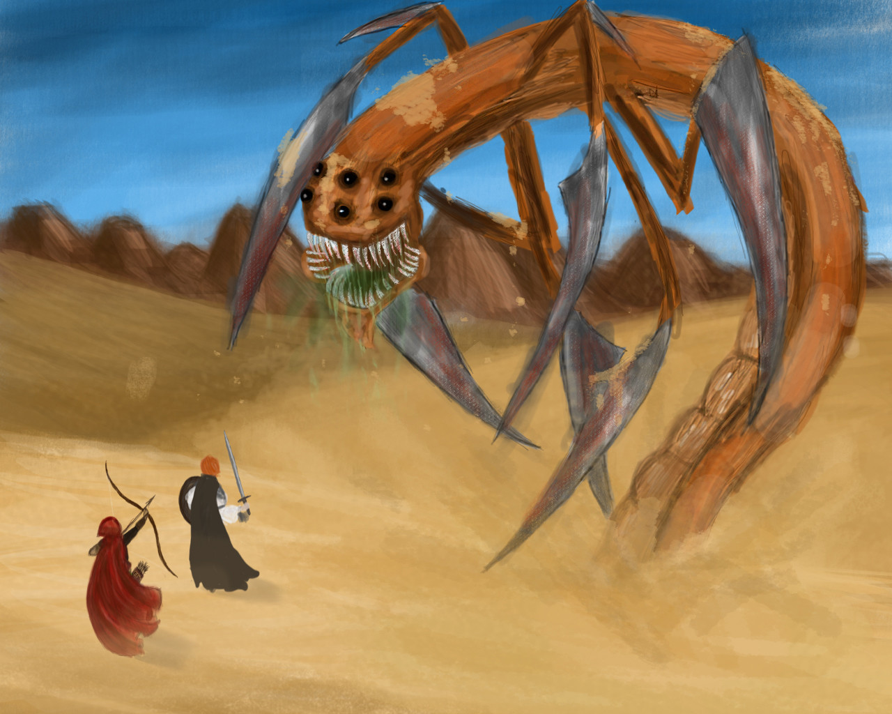 ArtStation - Desert Monster