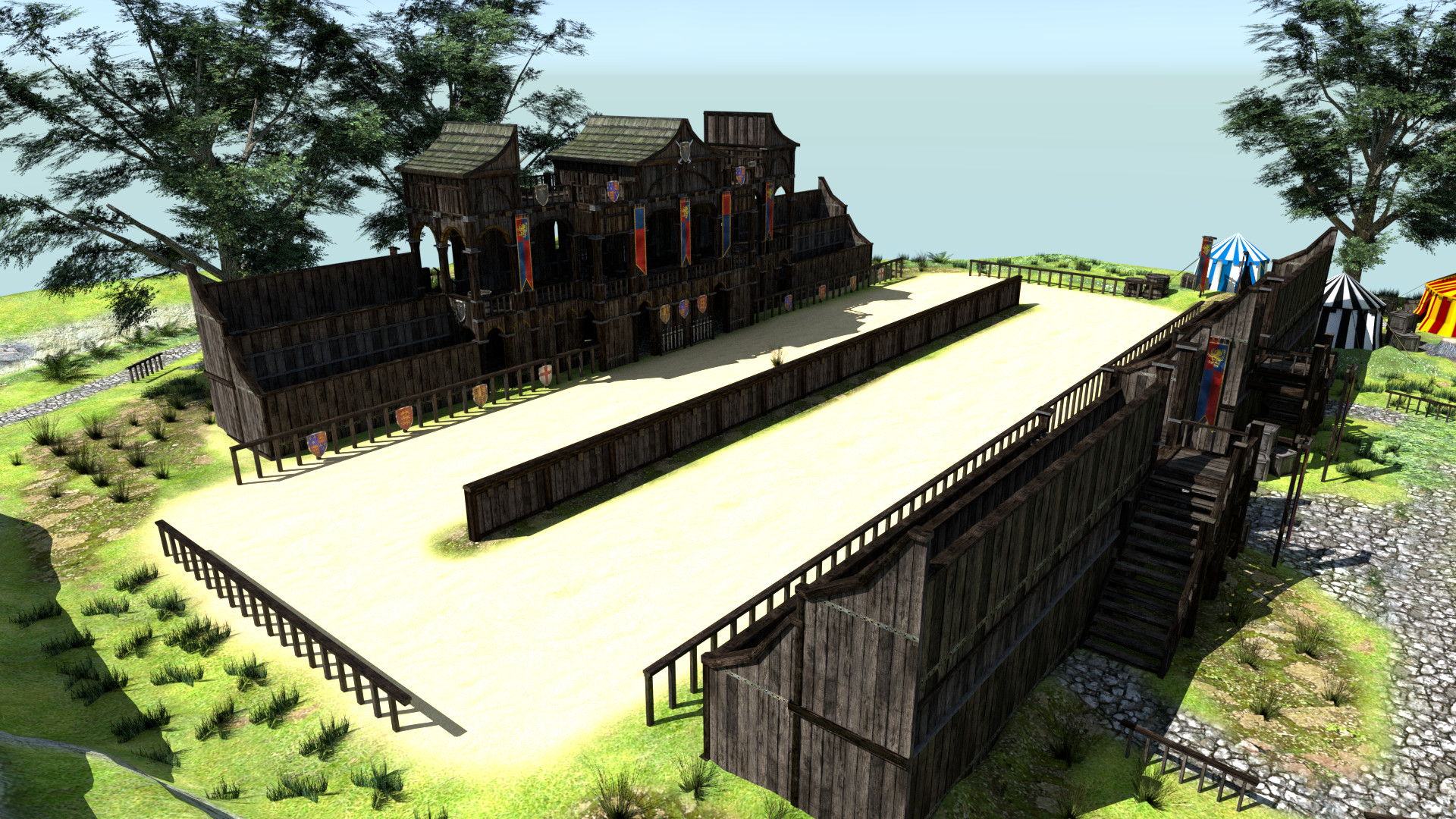 ArtStation - Medieval Jousting Pitch