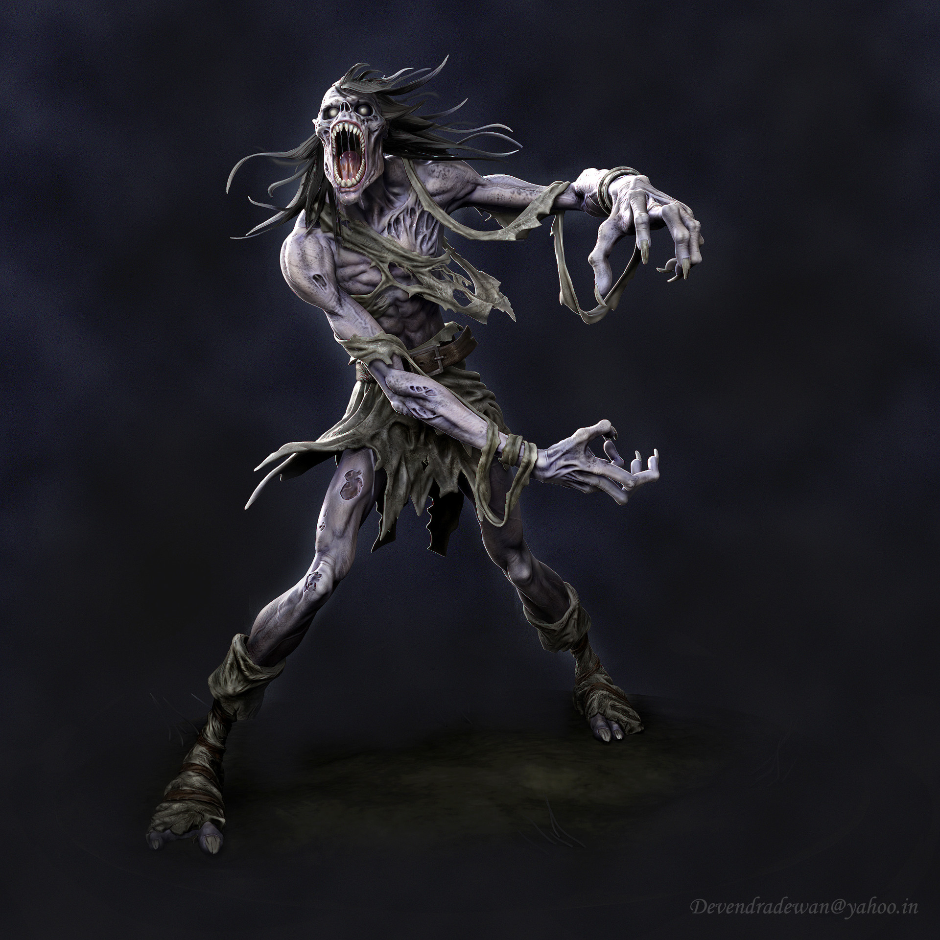 ArtStation - Zombie dude