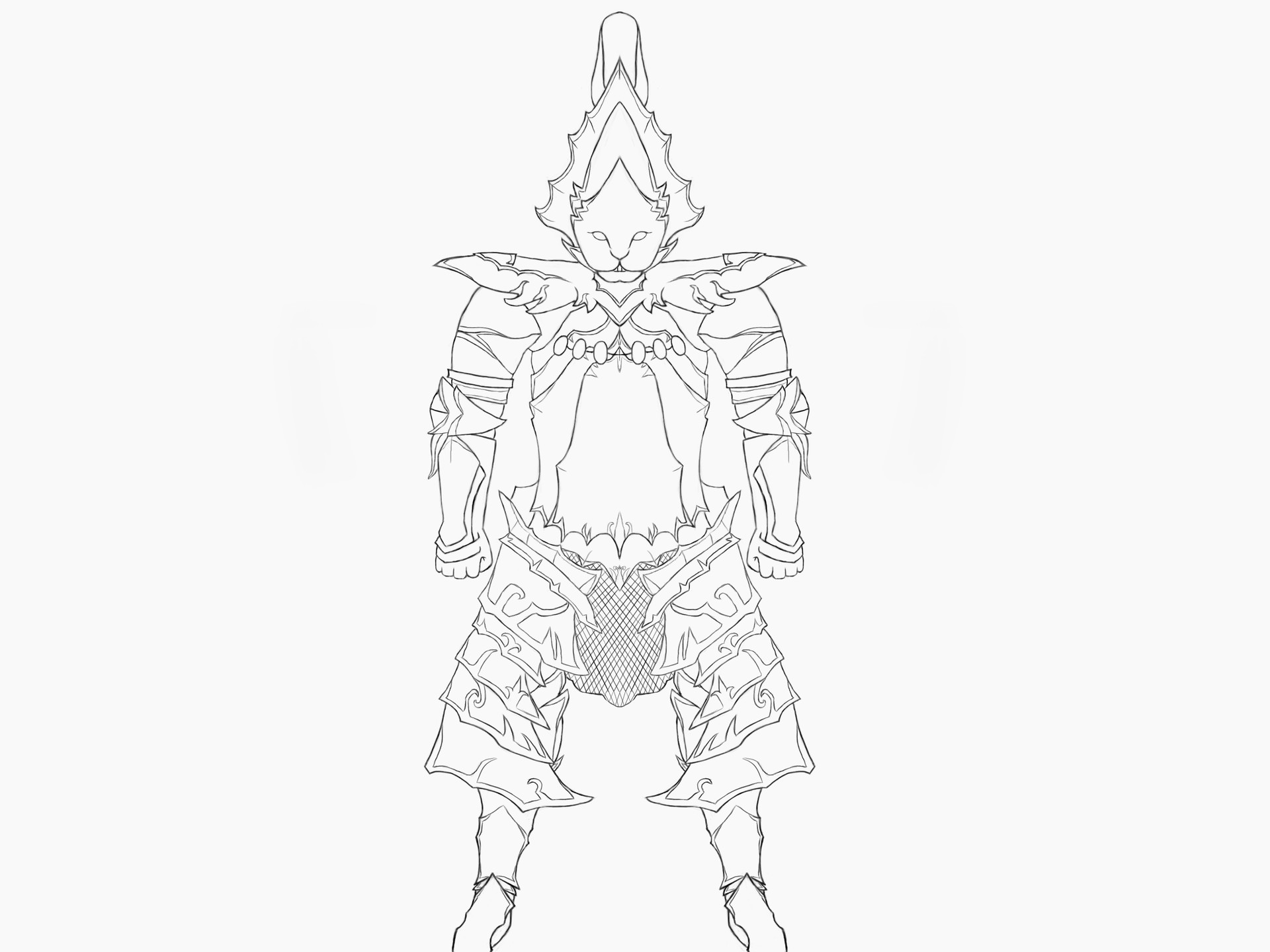 how to draw dragon slayer ornstein