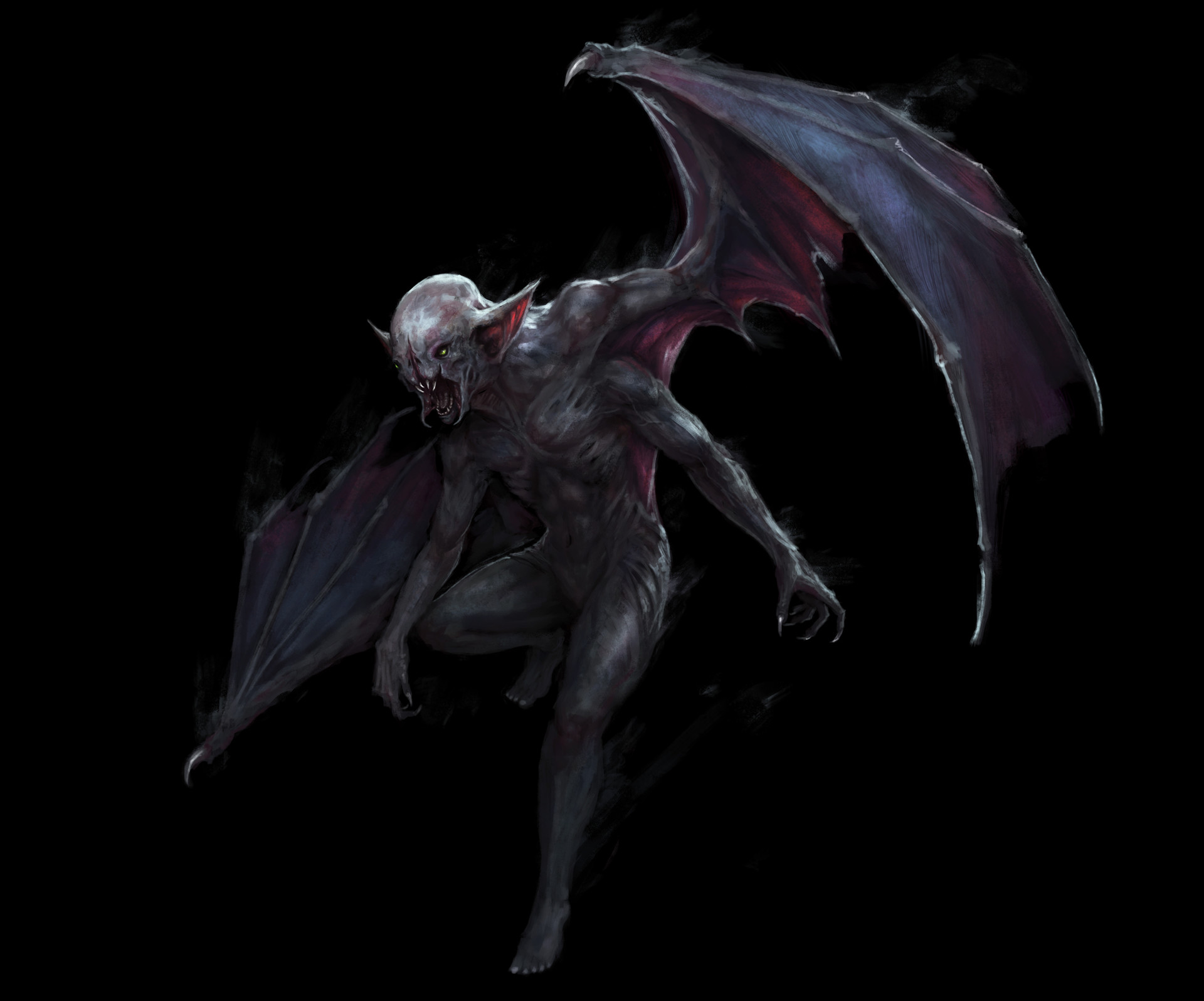 vampire bat form art