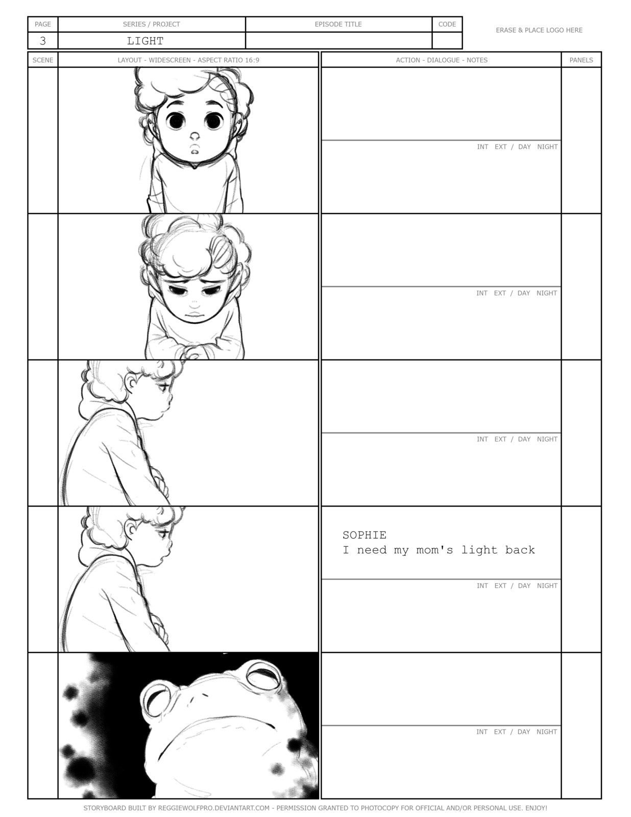 Leahanna Cortes - Light Storyboards