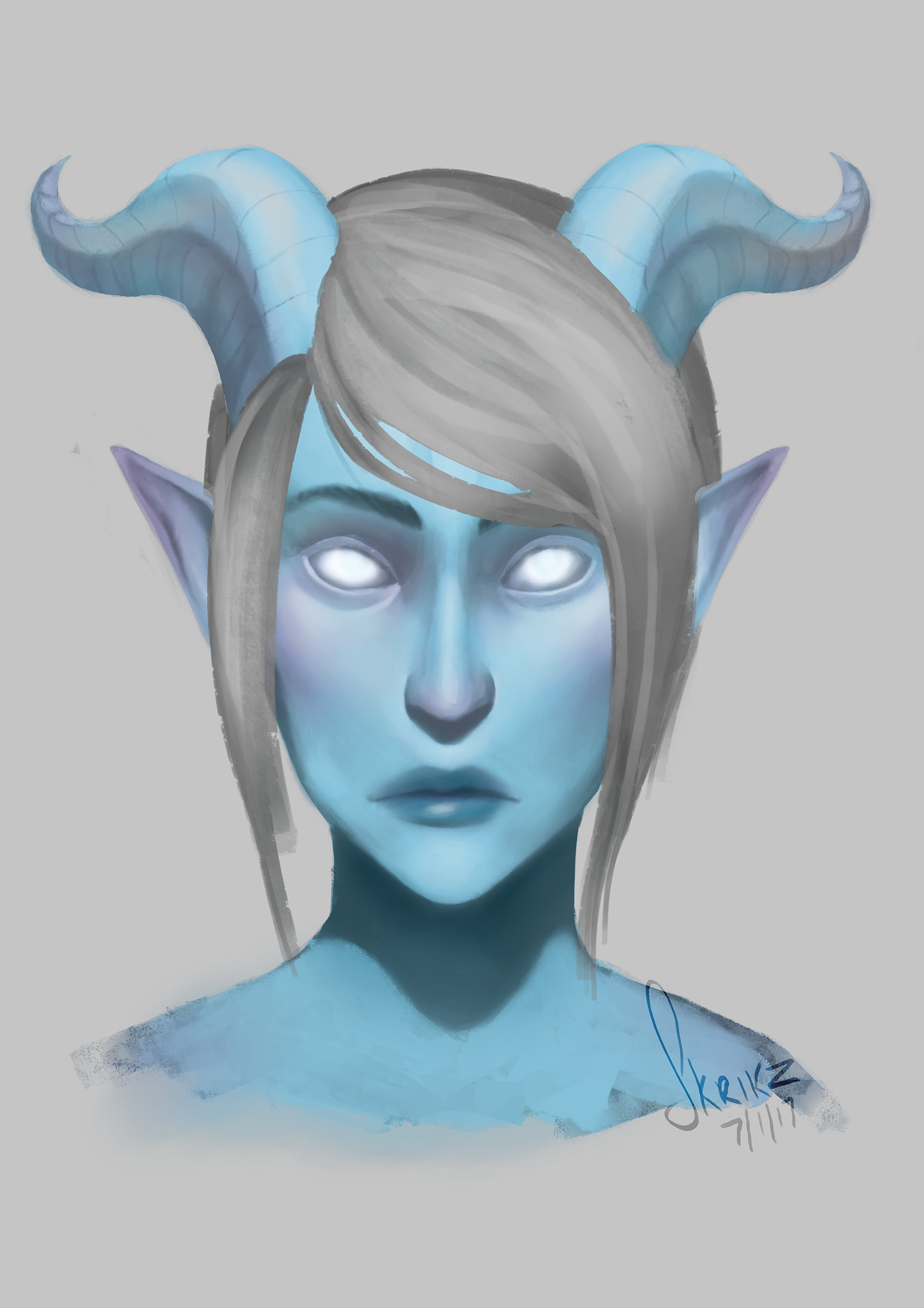 ArtStation - Draenei Portrait