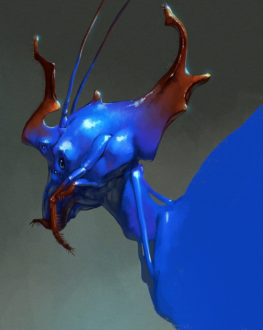 ArtStation - blue mantis