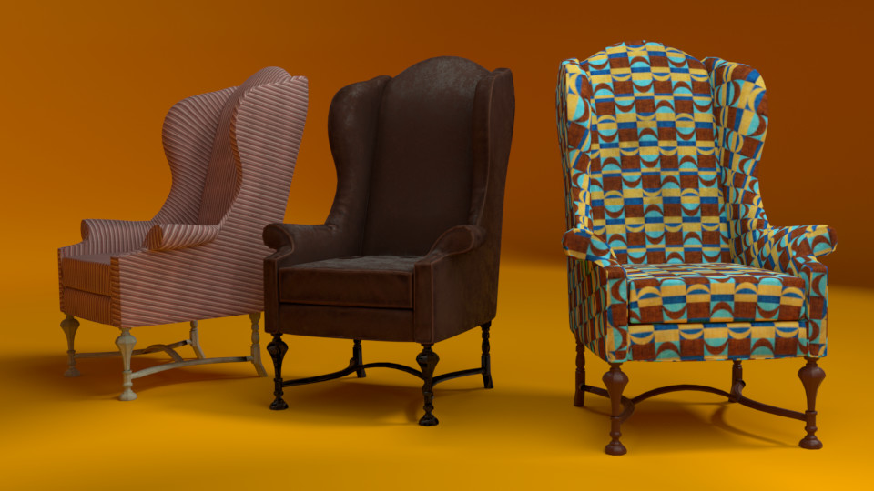 ArtStation - Wing chairs
