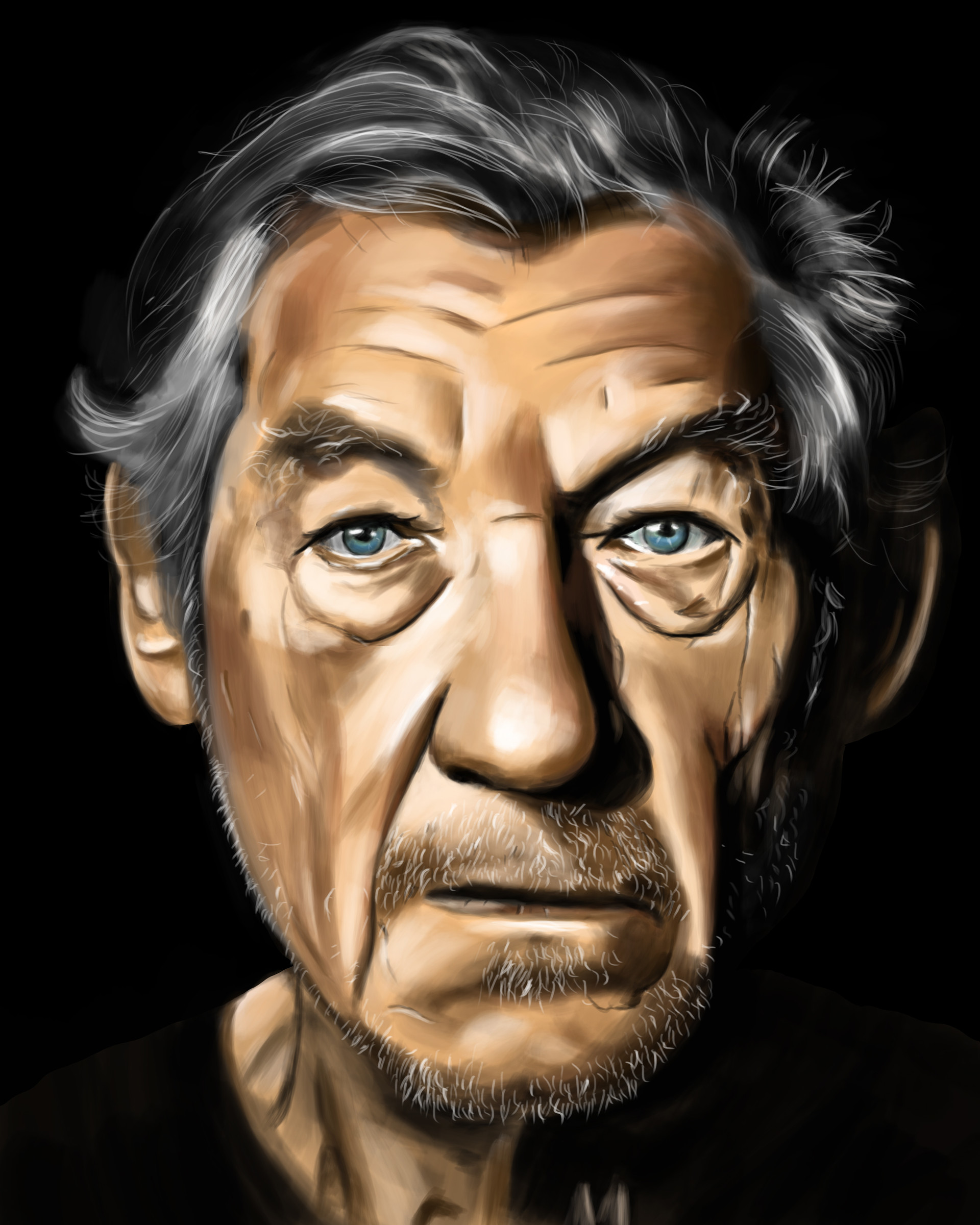 ArtStation - Ian McKellen
