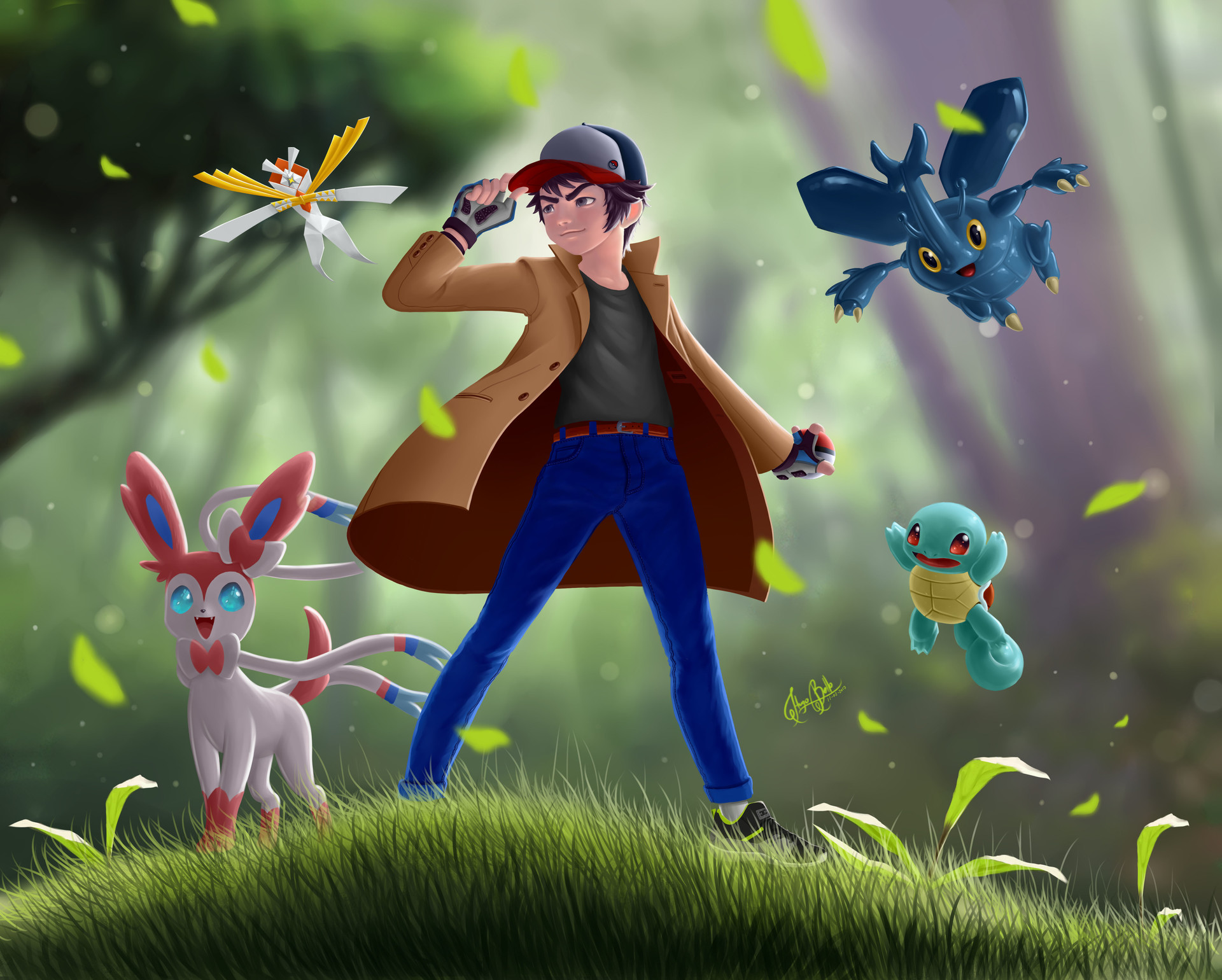 ArtStation - Hugoshi Pokemon Trainer